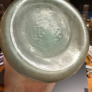 Old Blob Top Glass Bottle - Etsy