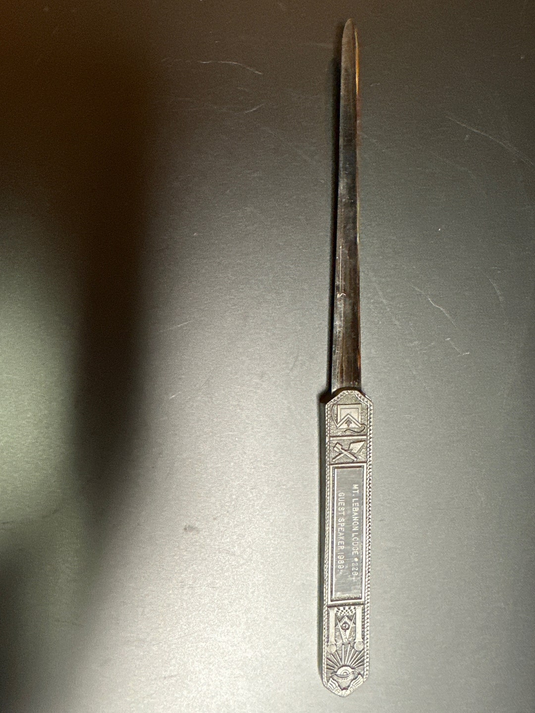 Metal Masonic Letter Opener - Etsy