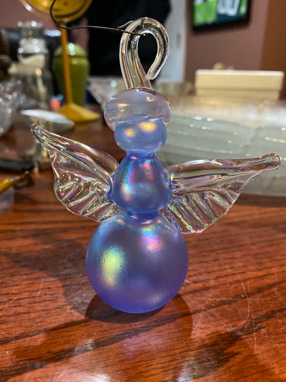 Geblasenes Glas Engel Ornament | Etsy