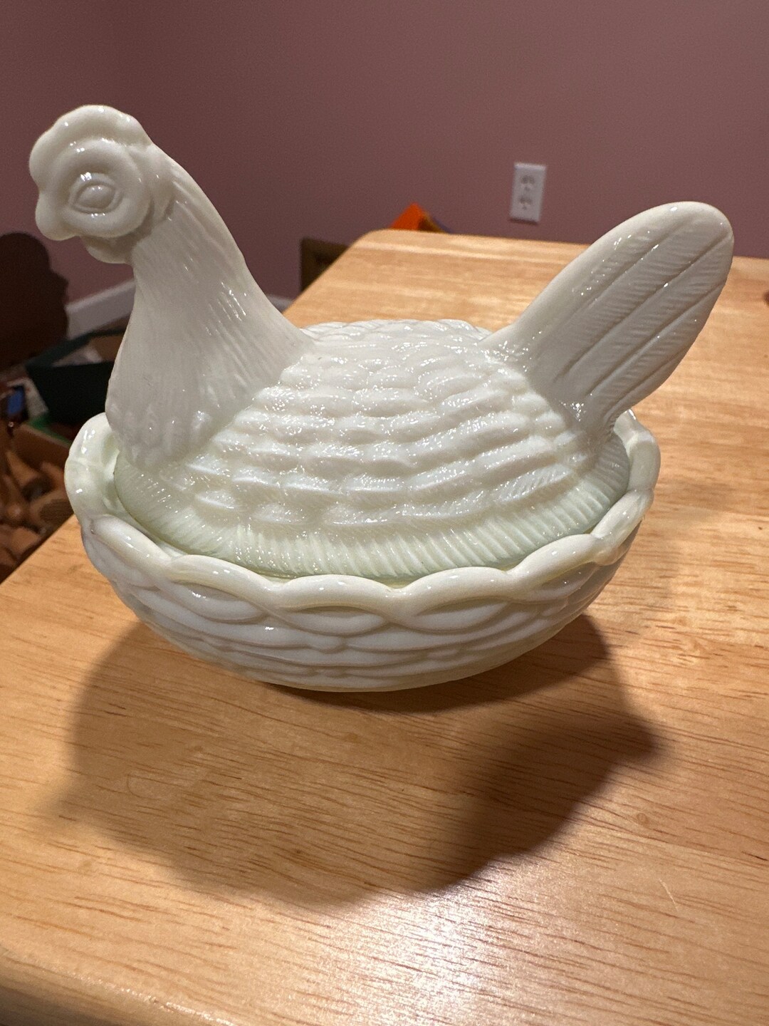 Mosser Glass Hen on Nest - Etsy