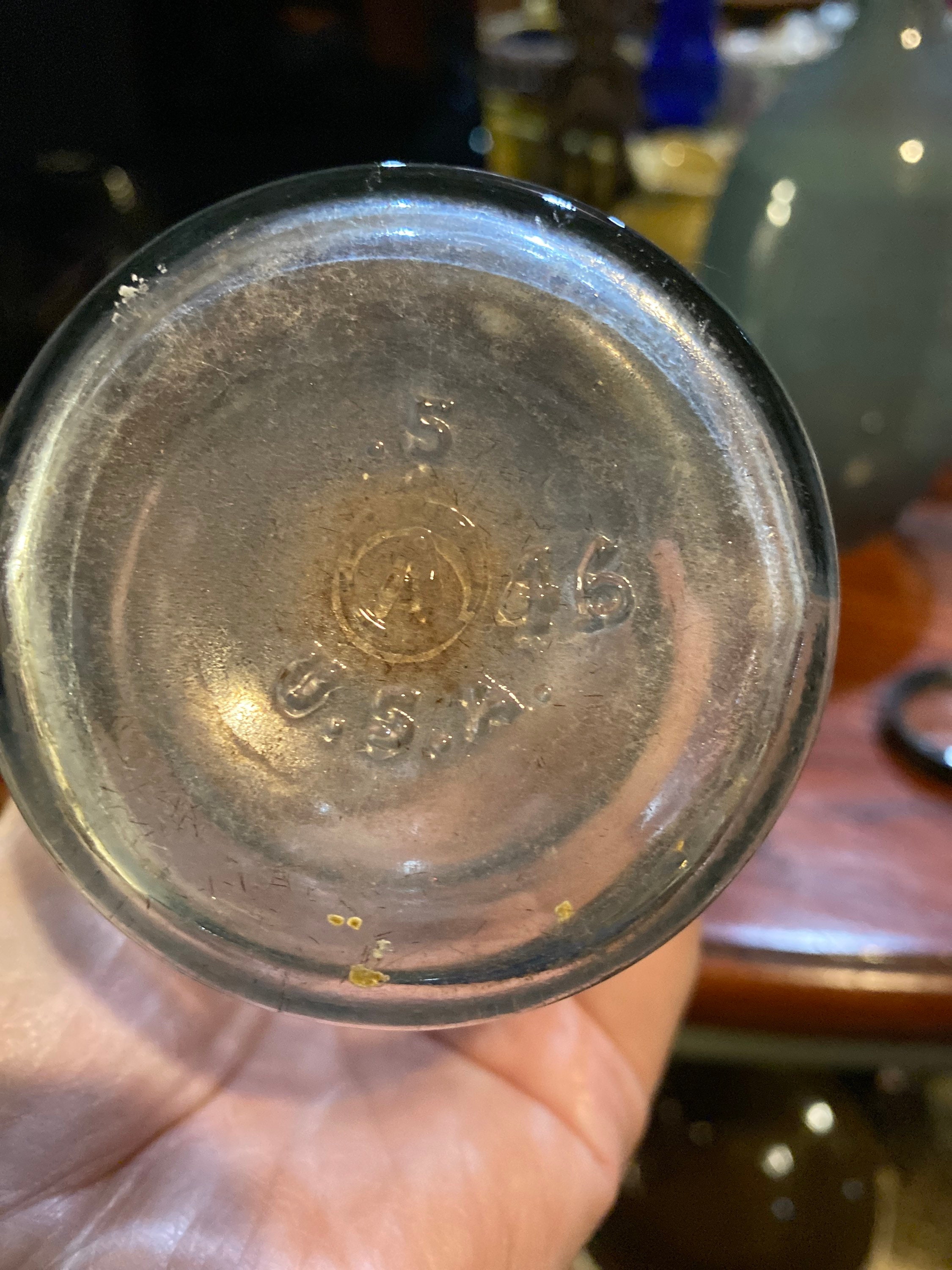 Antique Citrate of Magnesia Glass Bottle - Etsy