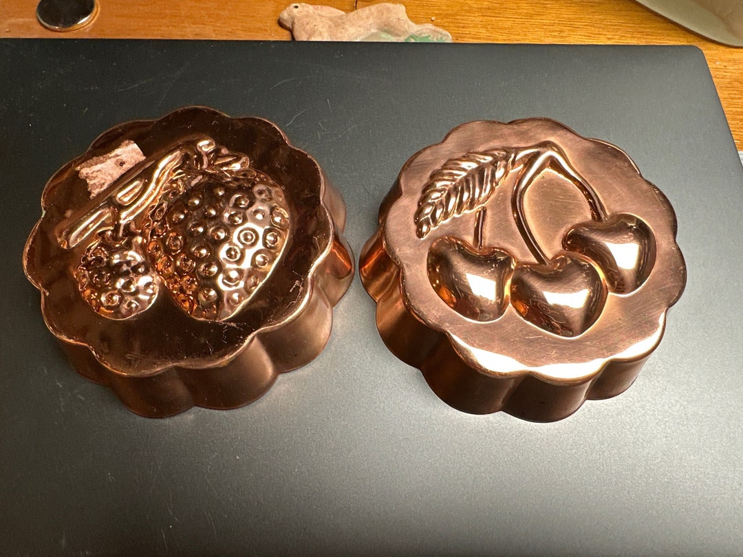 2 Pieces of Copper Tone Molds - Etsy