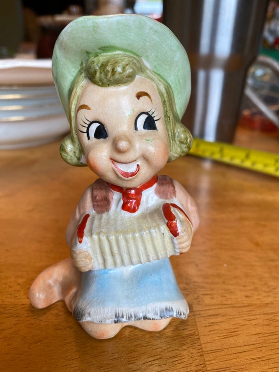 Vintage Ceramic Figurine Made in Japan - Etsy