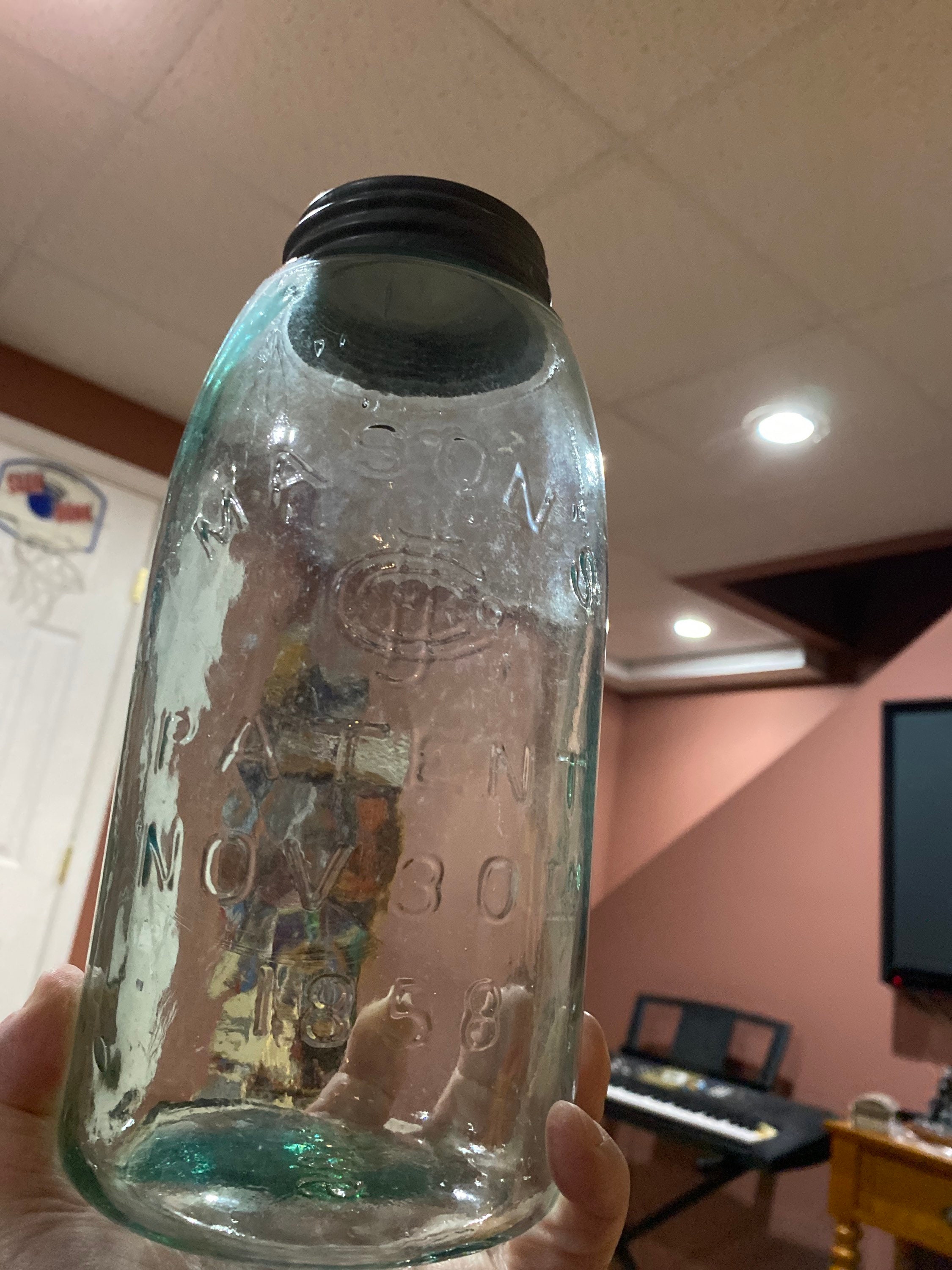 Antique Mason Jar - Etsy