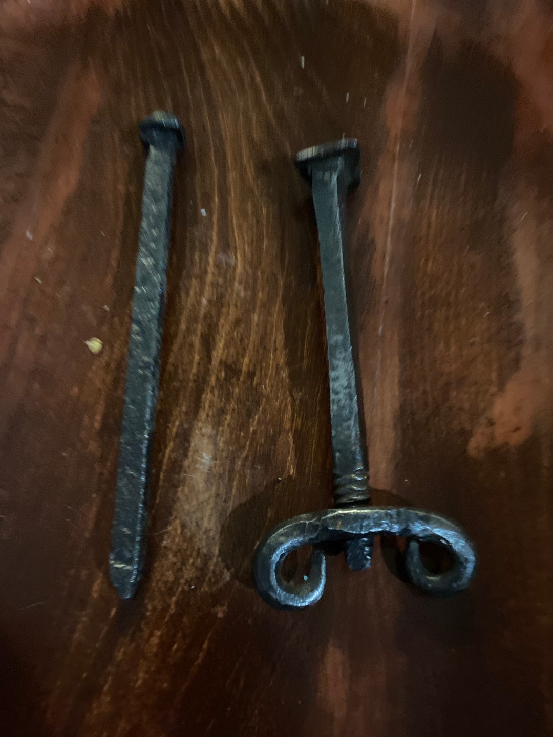 Antique Hand Forged Spikes - Etsy