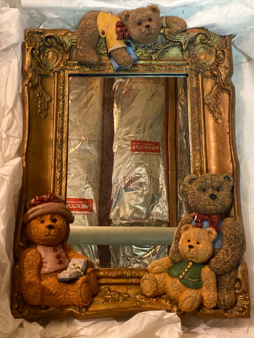 Rare Figi Graphics Antique Teddies Mirror - Etsy