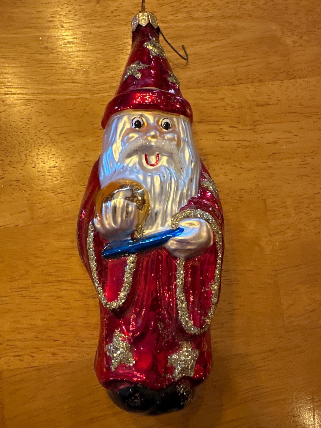Blown Glass Wizard Ornament - Etsy