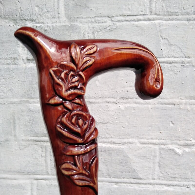 Hand Carved Cane - Etsy