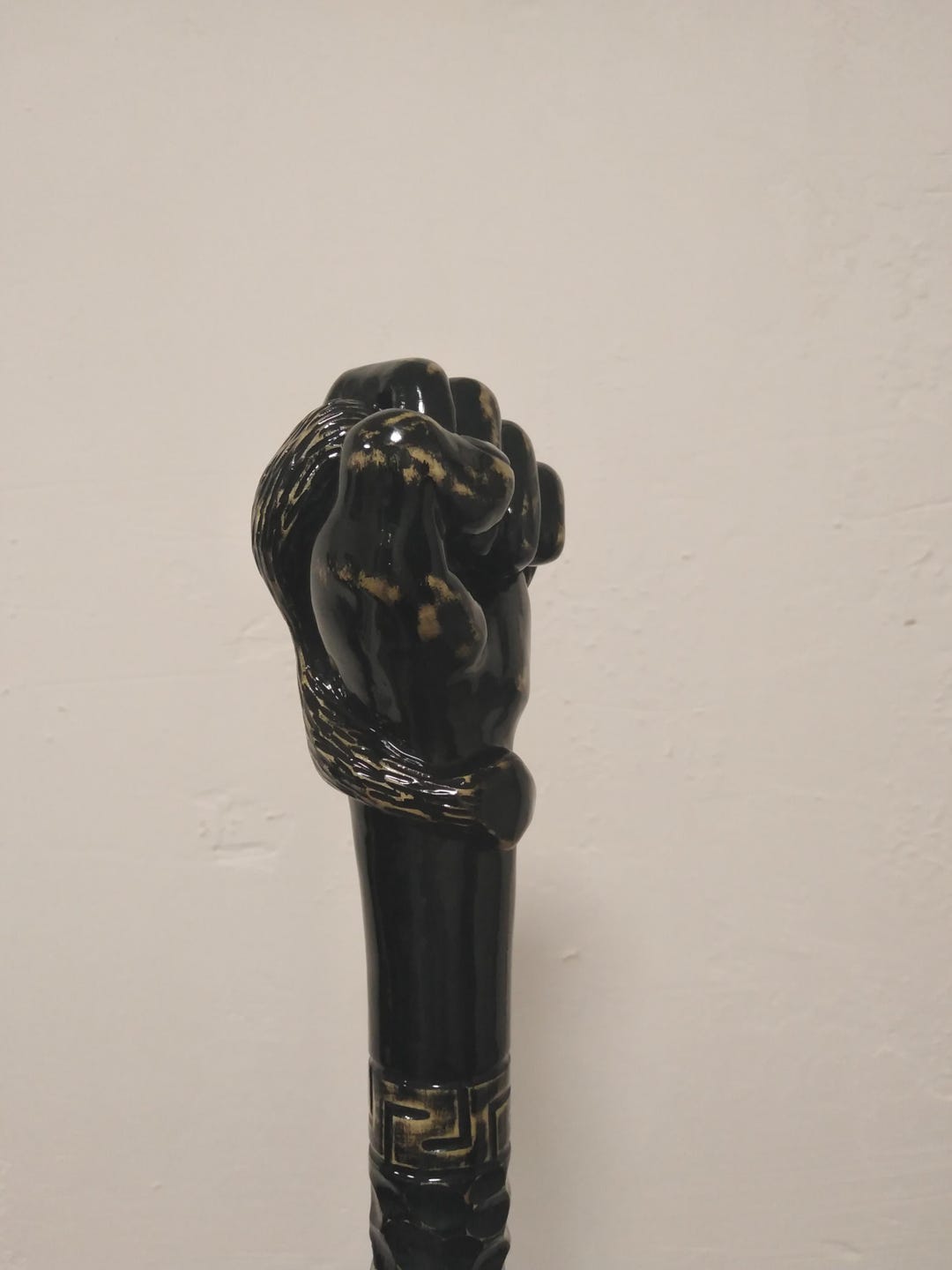 Wooden Cane Walking Fist With a Snake Handmade Cane Fist - Etsy