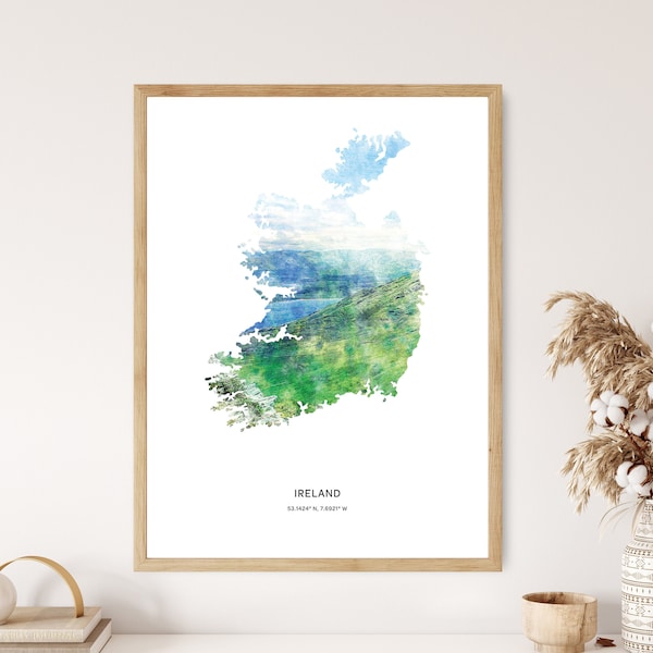 Ireland Watercolor - Etsy
