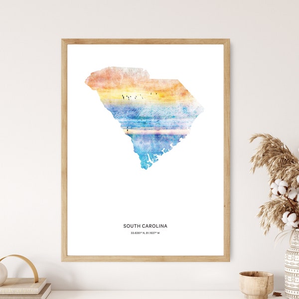 South Carolina Print - Etsy