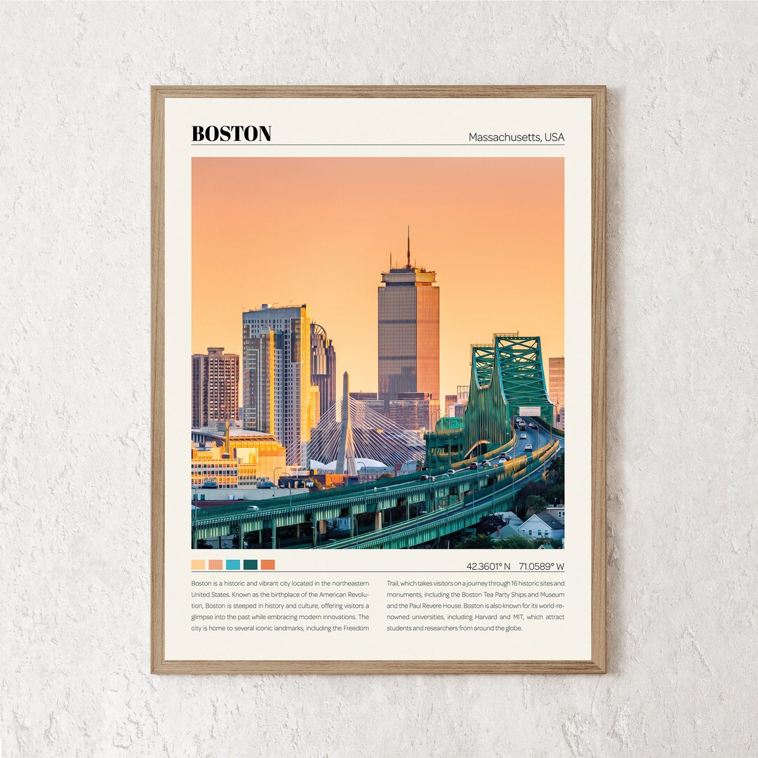 Boston Print | Boston Wall Art | Boston Poster | Boston Photo | Boston ...