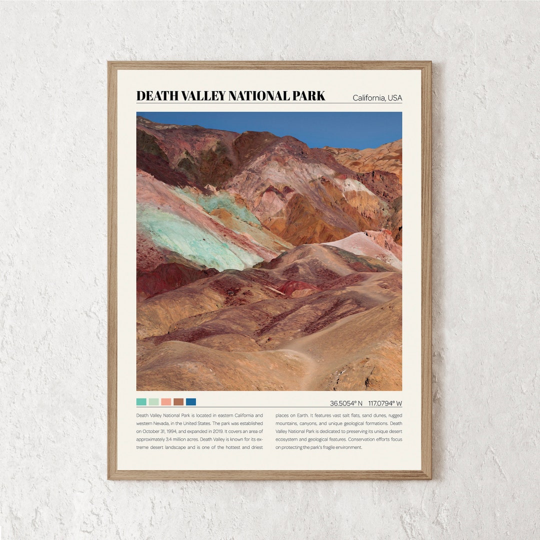 Death Valley National Park Print | Death Valley Wall Art | Death Valley ...