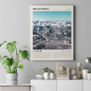 Breckenridge Print | Breckenridge Wall Art | Breckenridge Ski Poster ...