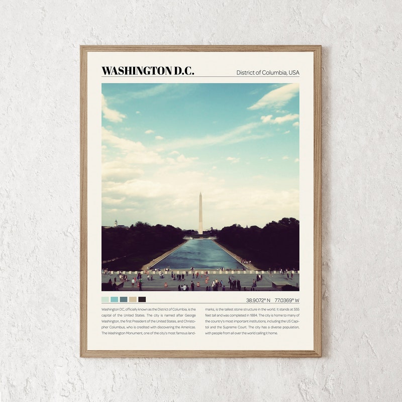 Washington Dc Poster - Etsy