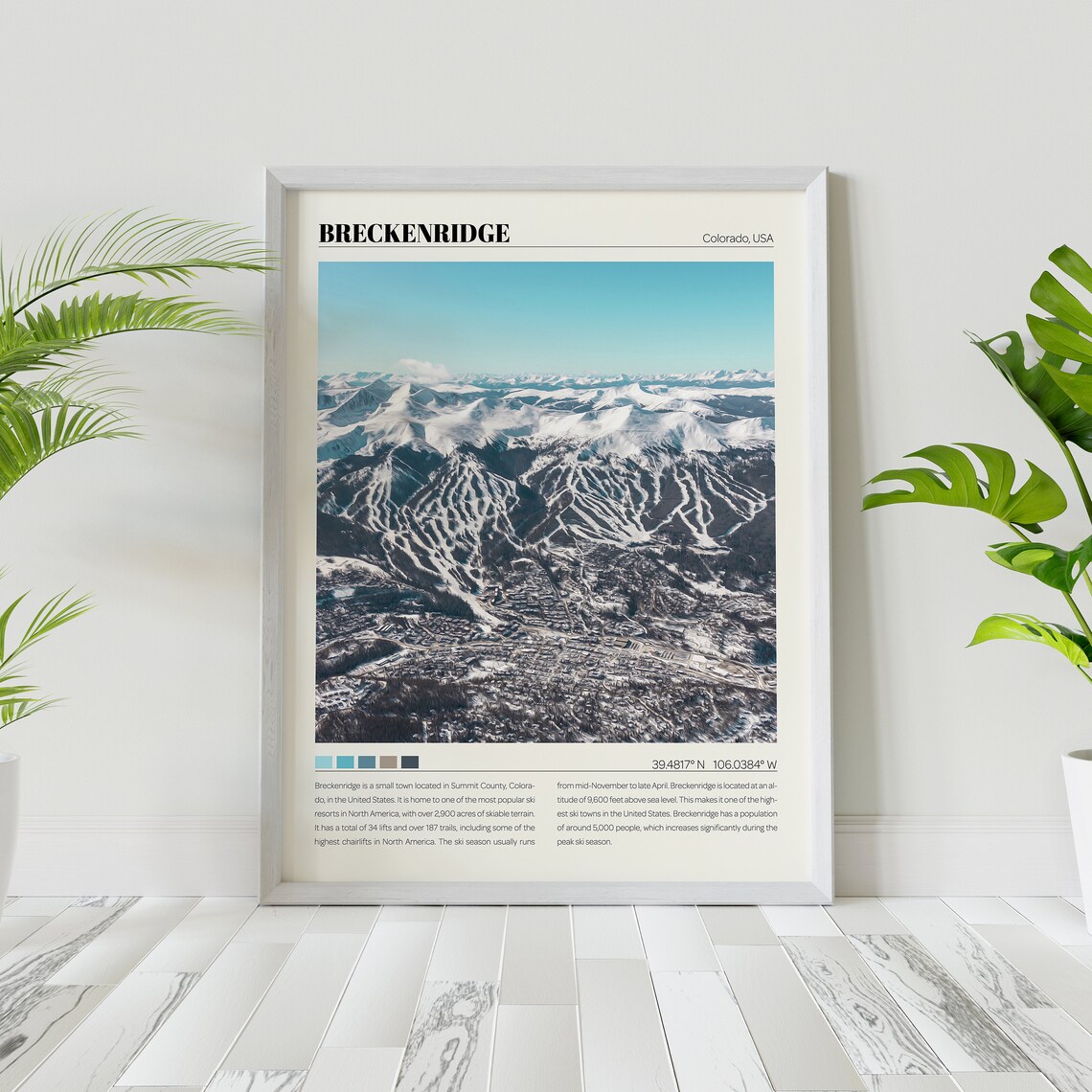 Breckenridge Print | Breckenridge Wall Art | Breckenridge Ski Poster ...