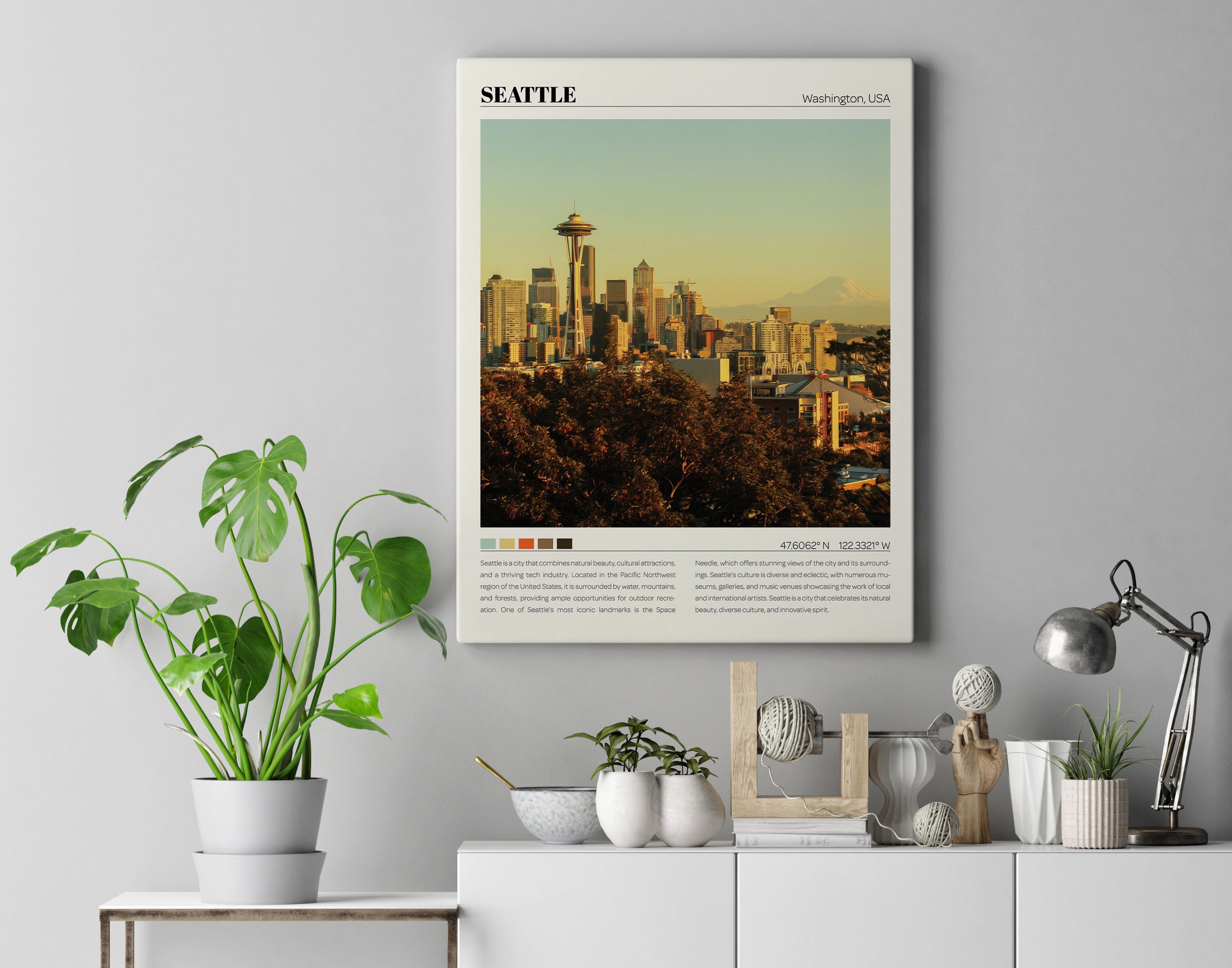 Seattle Print | Seattle Wall Art | Seattle Poster | Seattle Photo ...