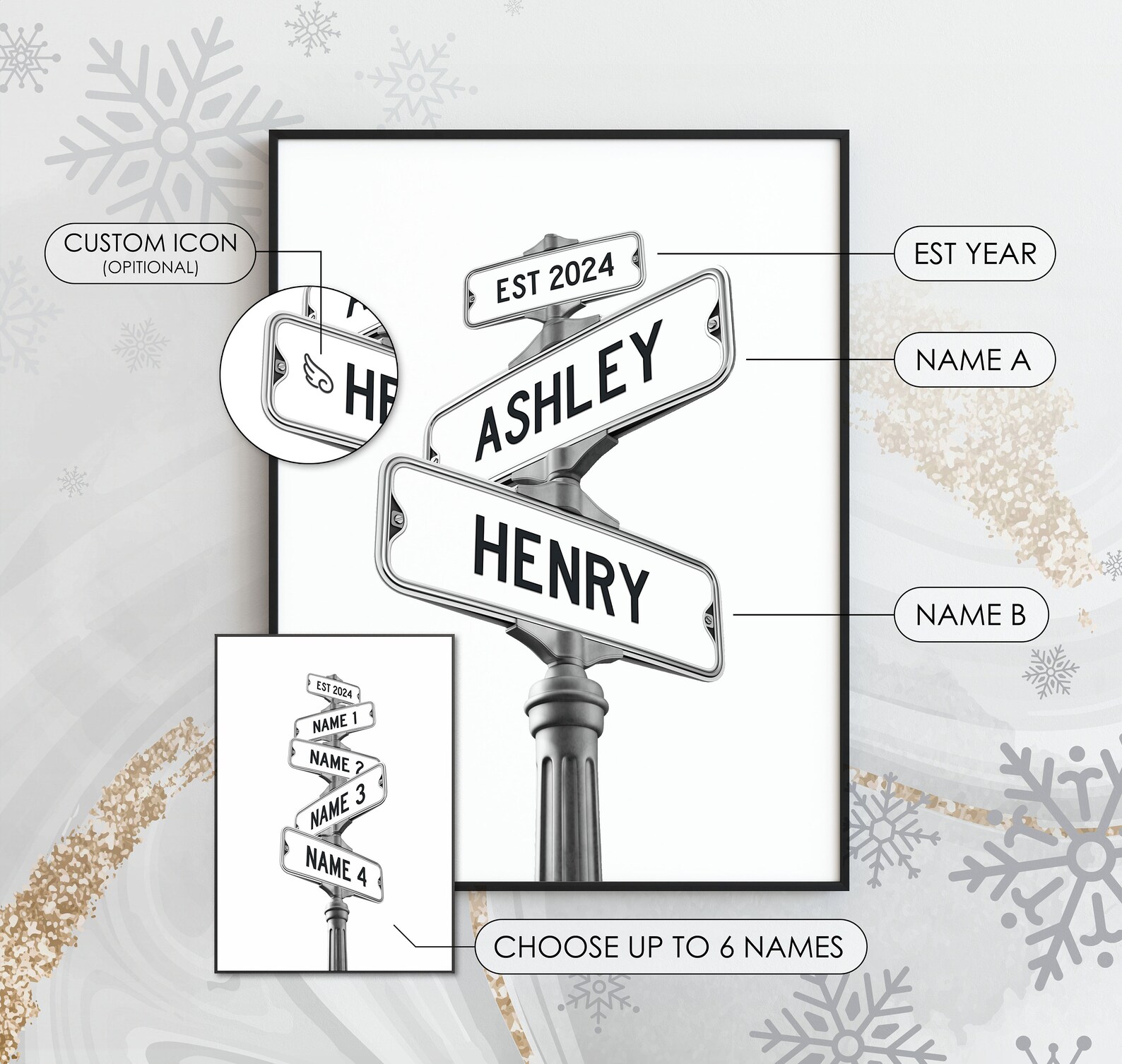 Custom Road Sign Poster | Street Sign Poster | Personalized Road Sign ...