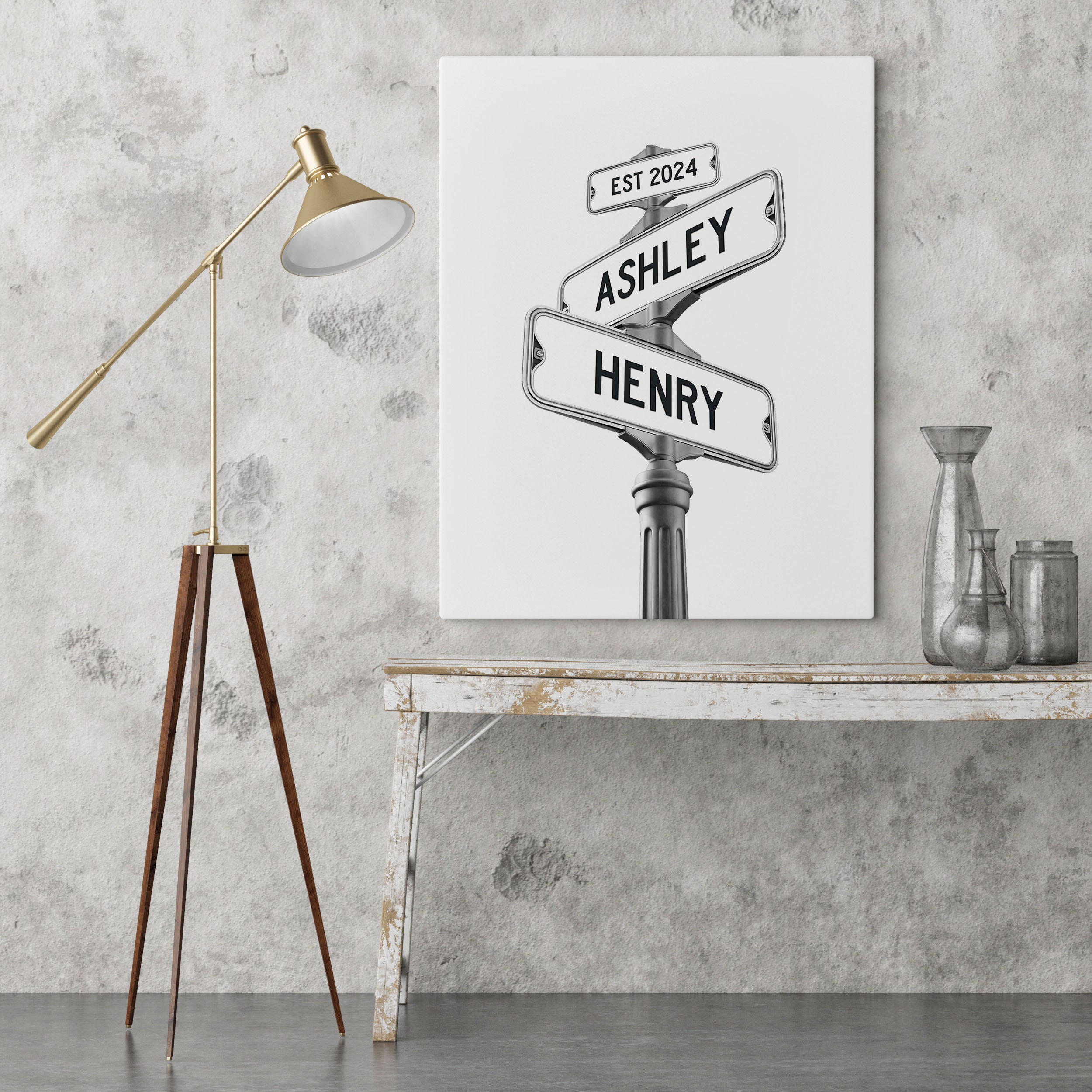 Custom Road Sign Poster | Street Sign Poster | Personalized Road Sign ...