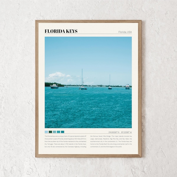 Florida Keys Poster - Etsy