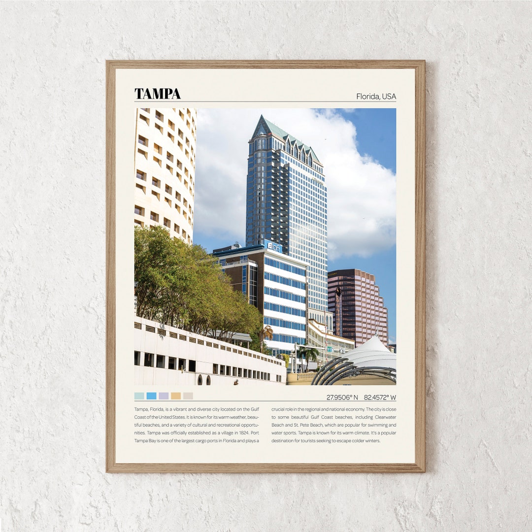 Tampa Print | Tampa Wall Art | Tampa Poster | Tampa Photo | Tampa ...