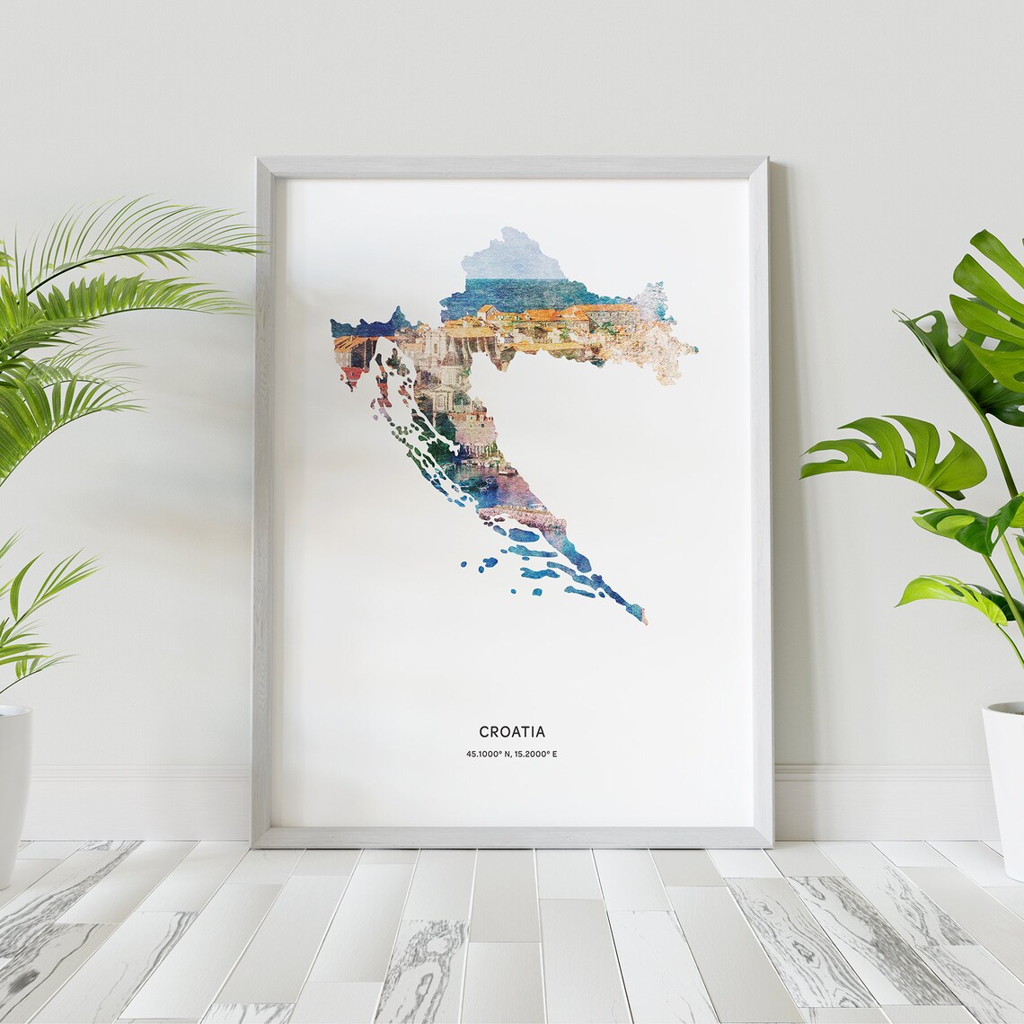 Croatia Print | Croatia Watercolor Print | Croatia Canvas | Croatia ...
