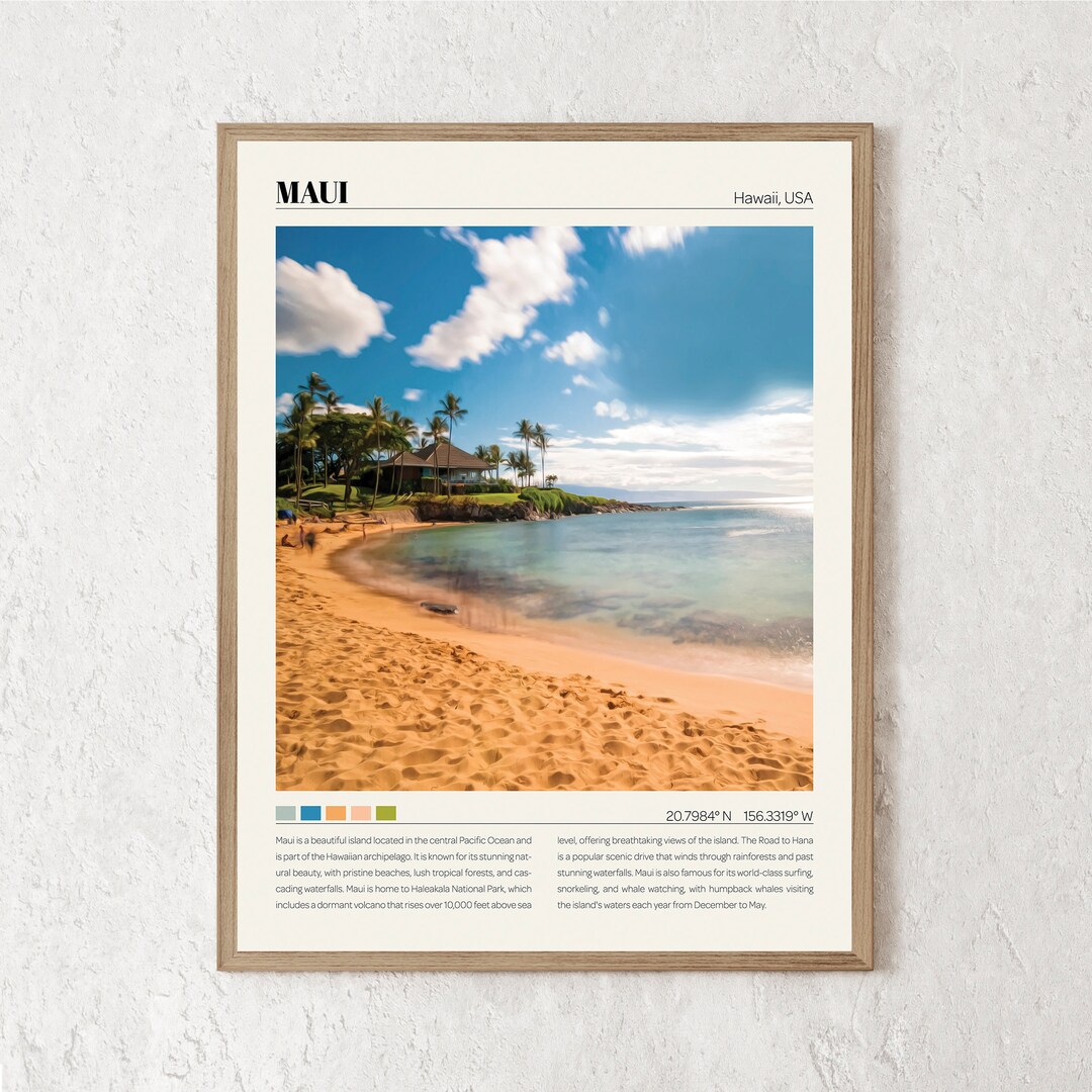 Maui Print | Maui Wall Art | Maui Poster | Maui Photo | Maui Canvas ...