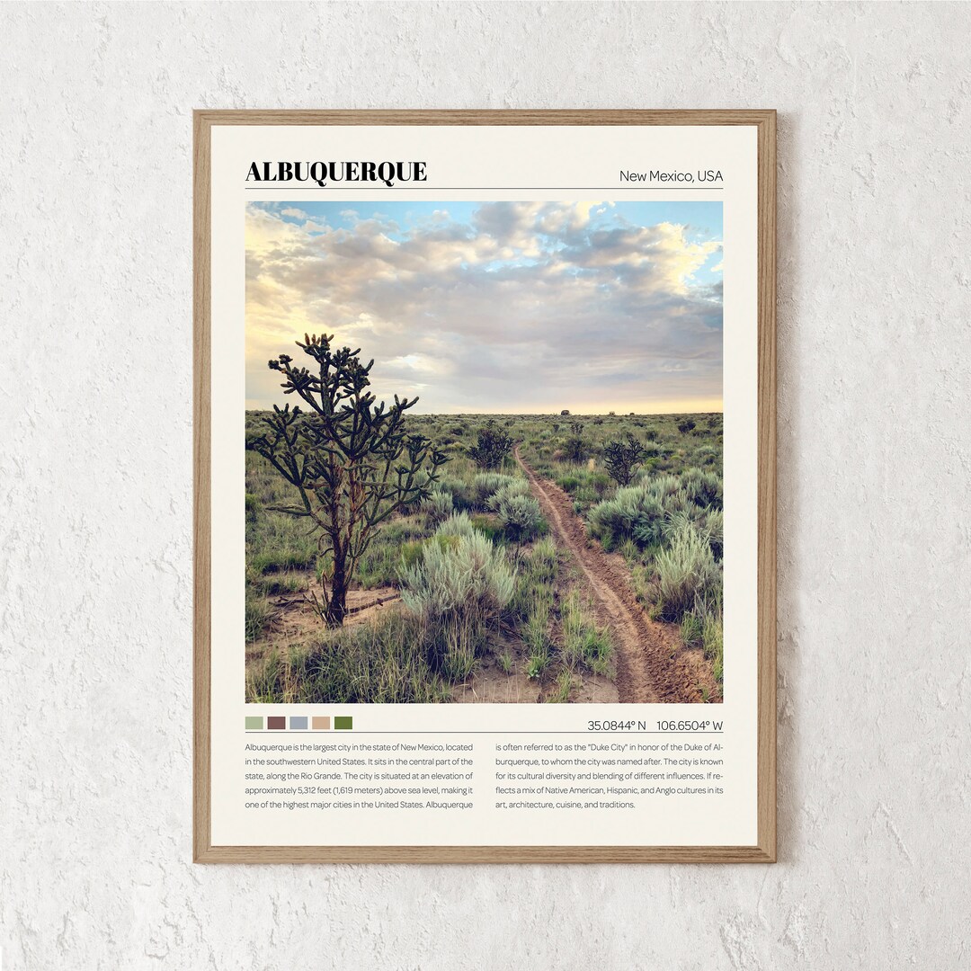 Albuquerque Print | Albuquerque Wall Art | Albuquerque Poster ...