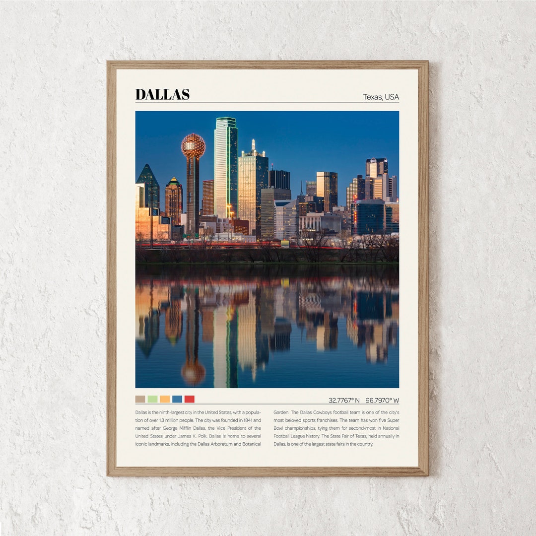 Dallas Print | Dallas Wall Art | Dallas Poster | Dallas Photo | Dallas ...