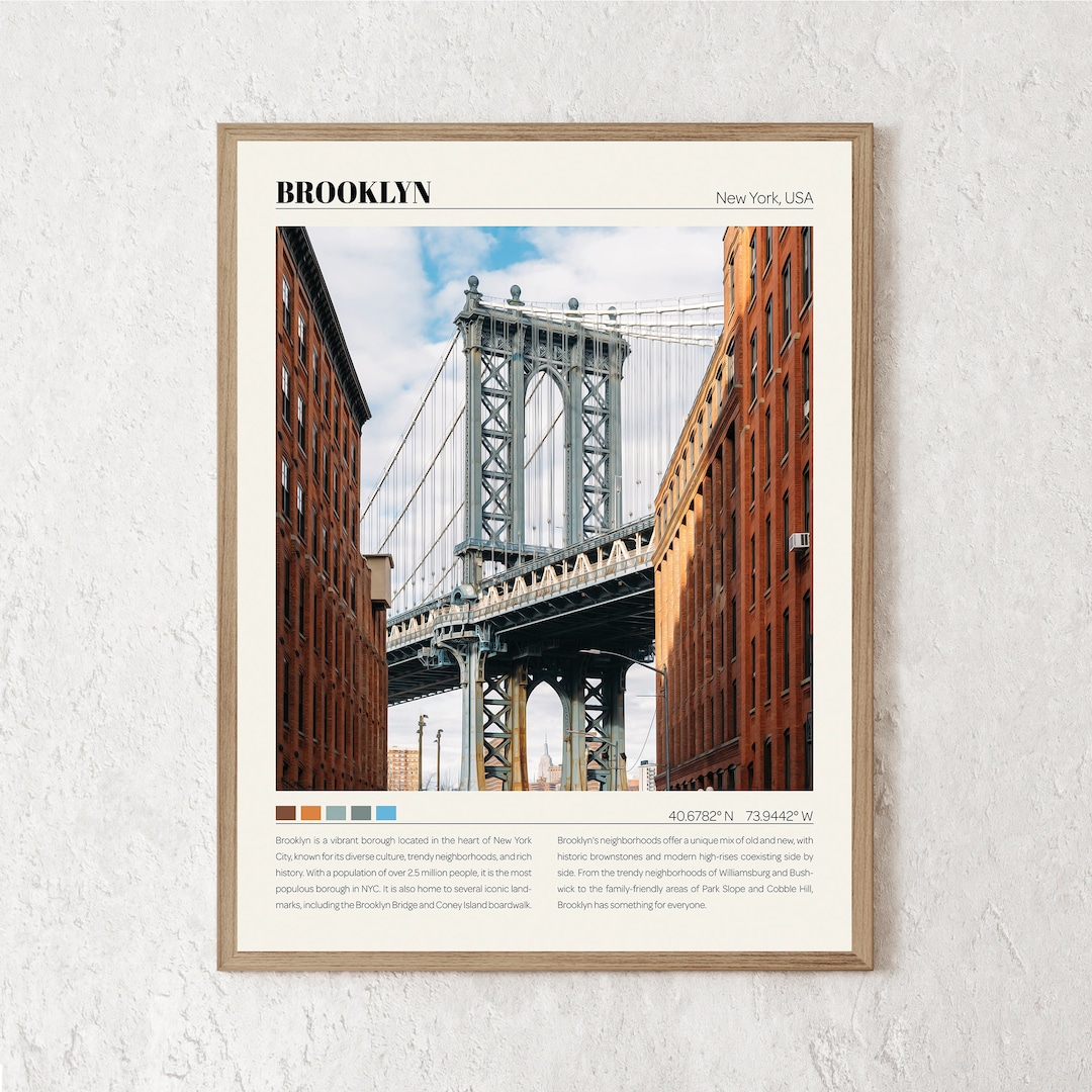 Brooklyn Print | Brooklyn Wall Art | Brooklyn Poster | Brooklyn Photo ...