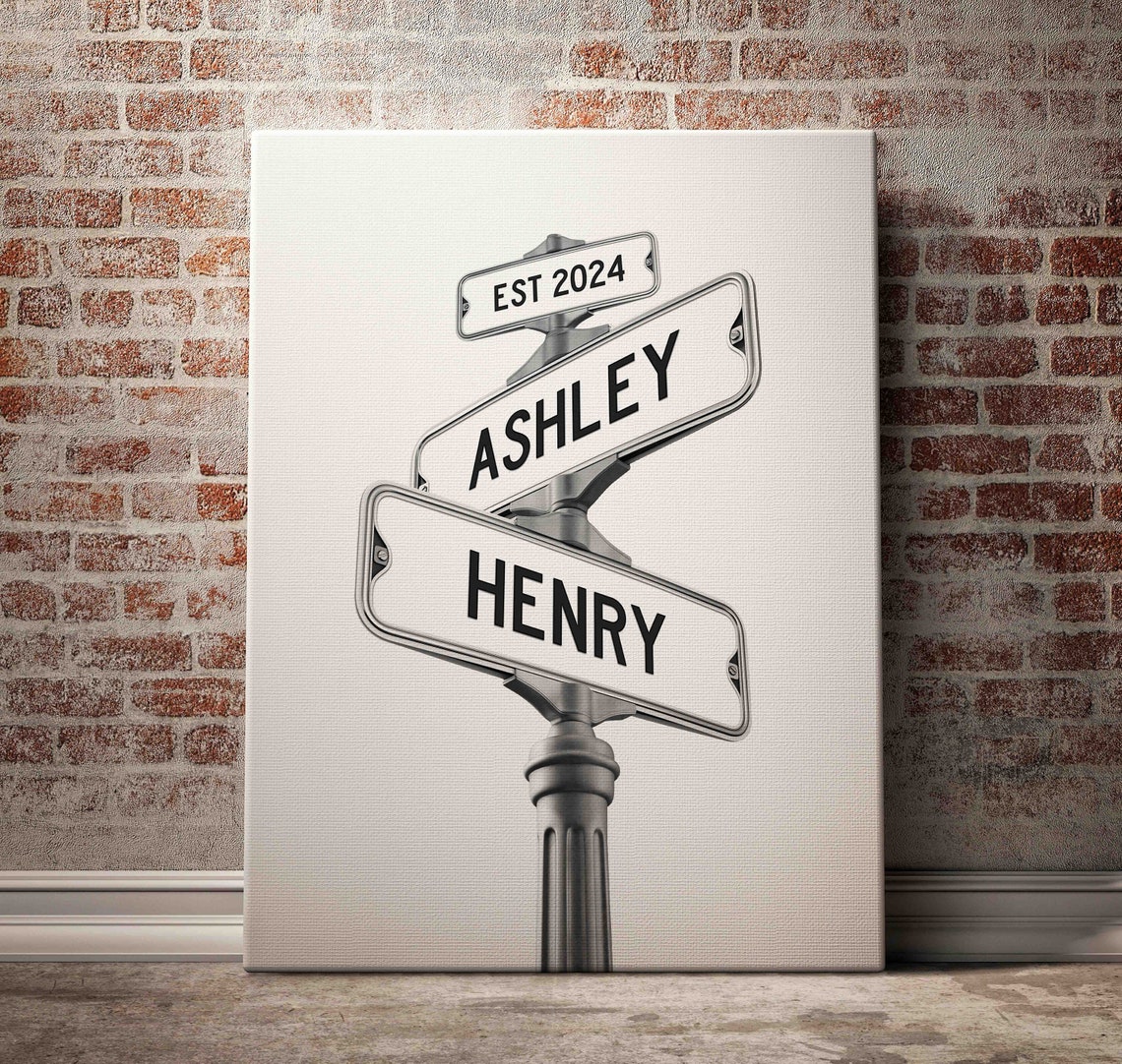 Custom Road Sign Poster | Street Sign Poster | Personalized Road Sign ...