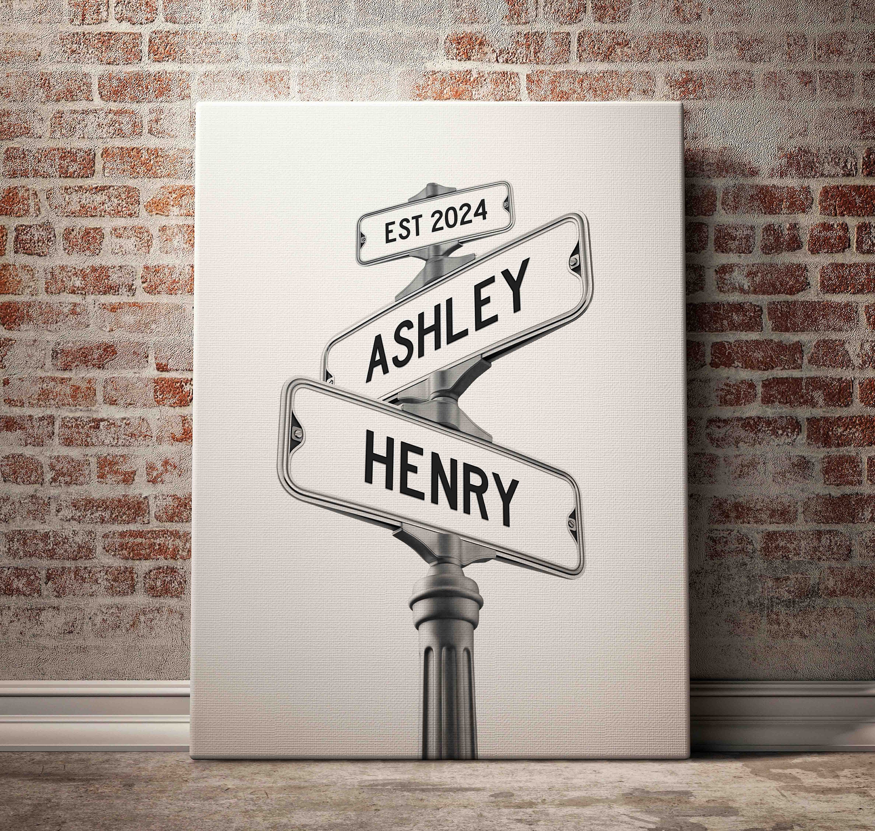 Custom Road Sign Poster | Street Sign Poster | Personalized Road Sign ...