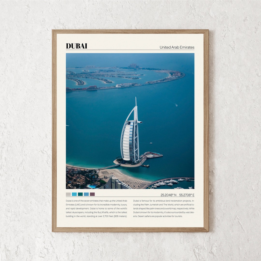 Dubai Print | Dubai Wall Art | Dubai Poster | Dubai Photo | Dubai ...