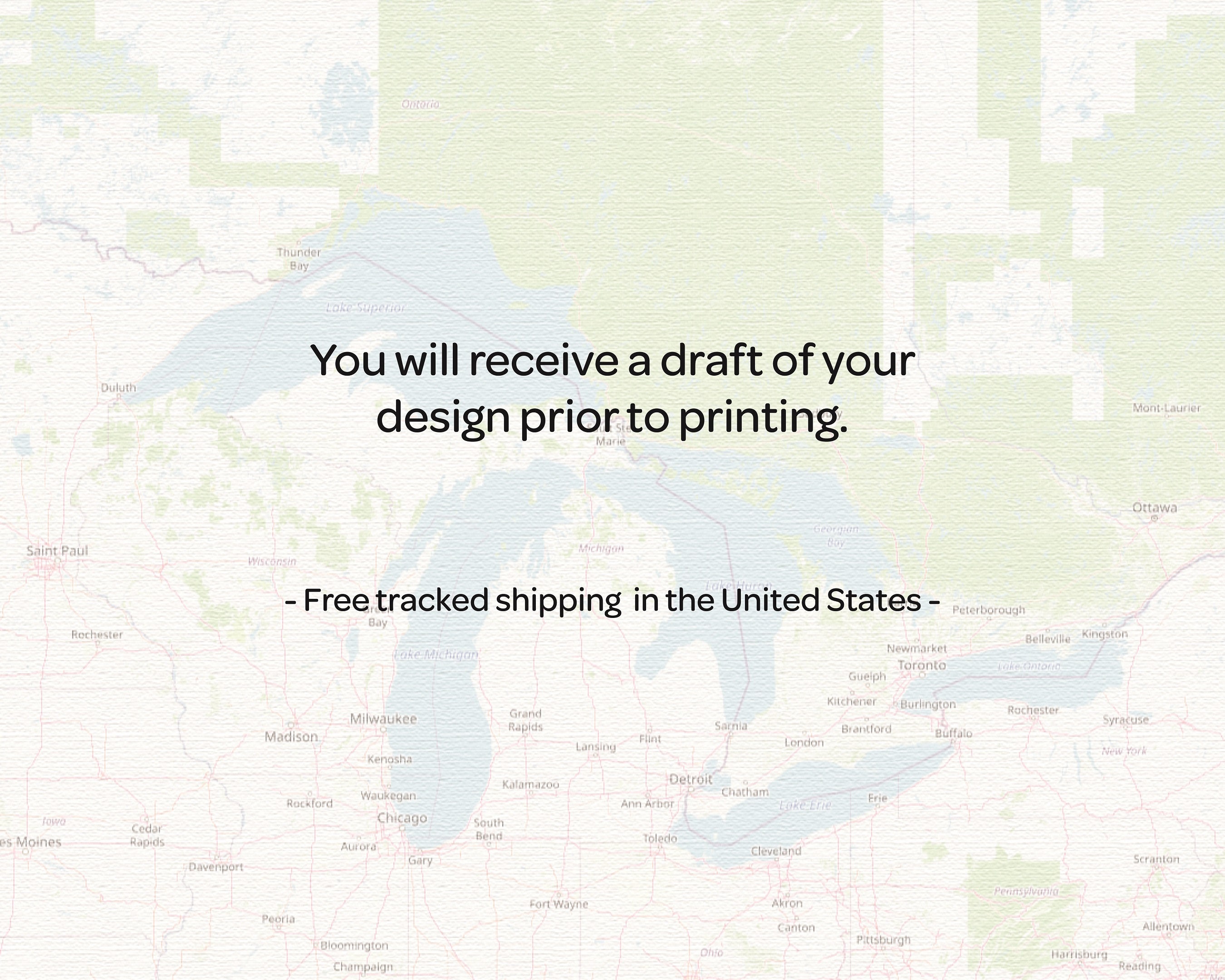 Custom States Map Print 3 Locations State to State | Etsy