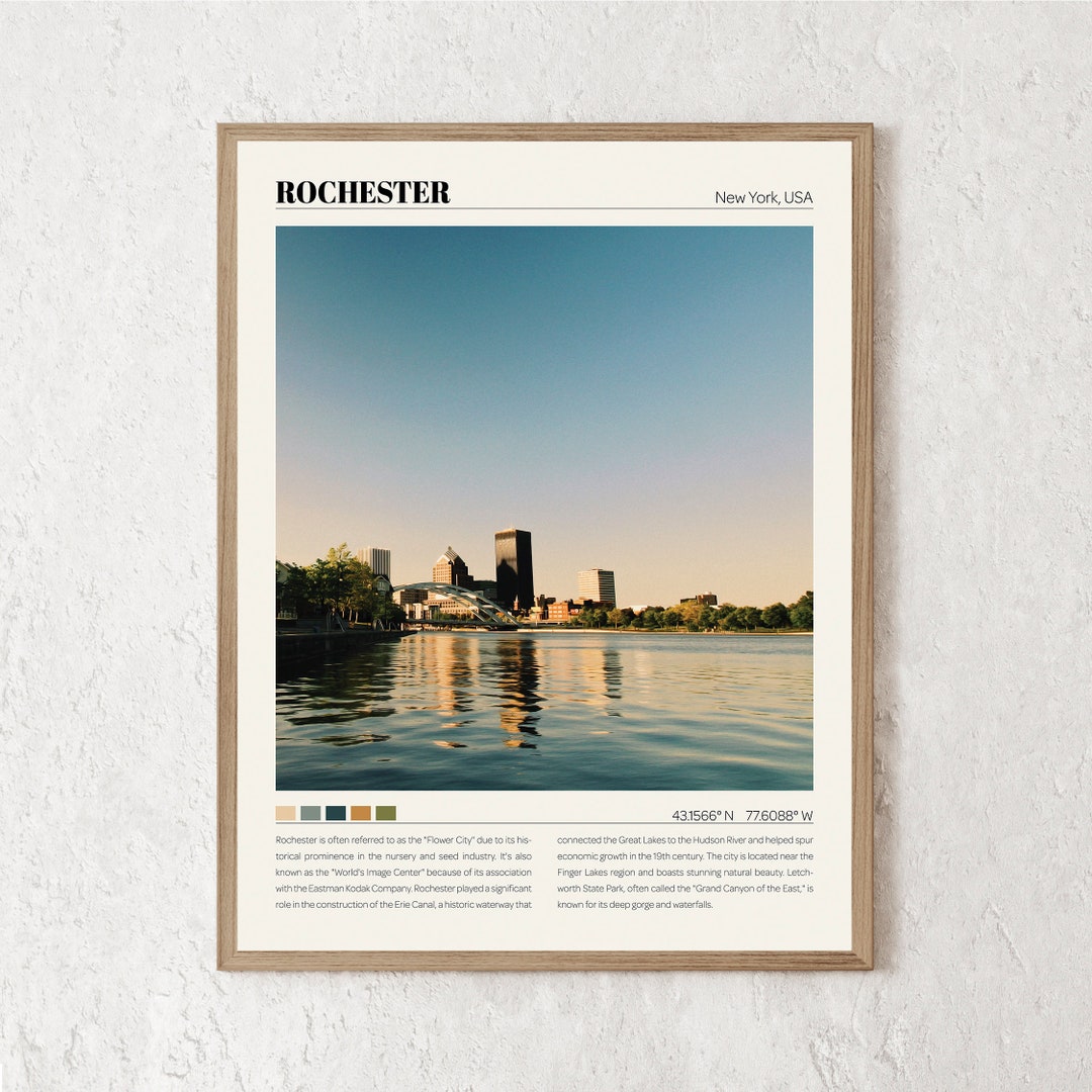 Rochester Print | Rochester Wall Art | Rochester Poster | Rochester ...