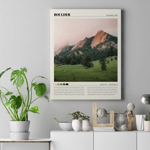 Boulder Print Boulder Wall Art Boulder Poster Boulder Photo Boulder ...