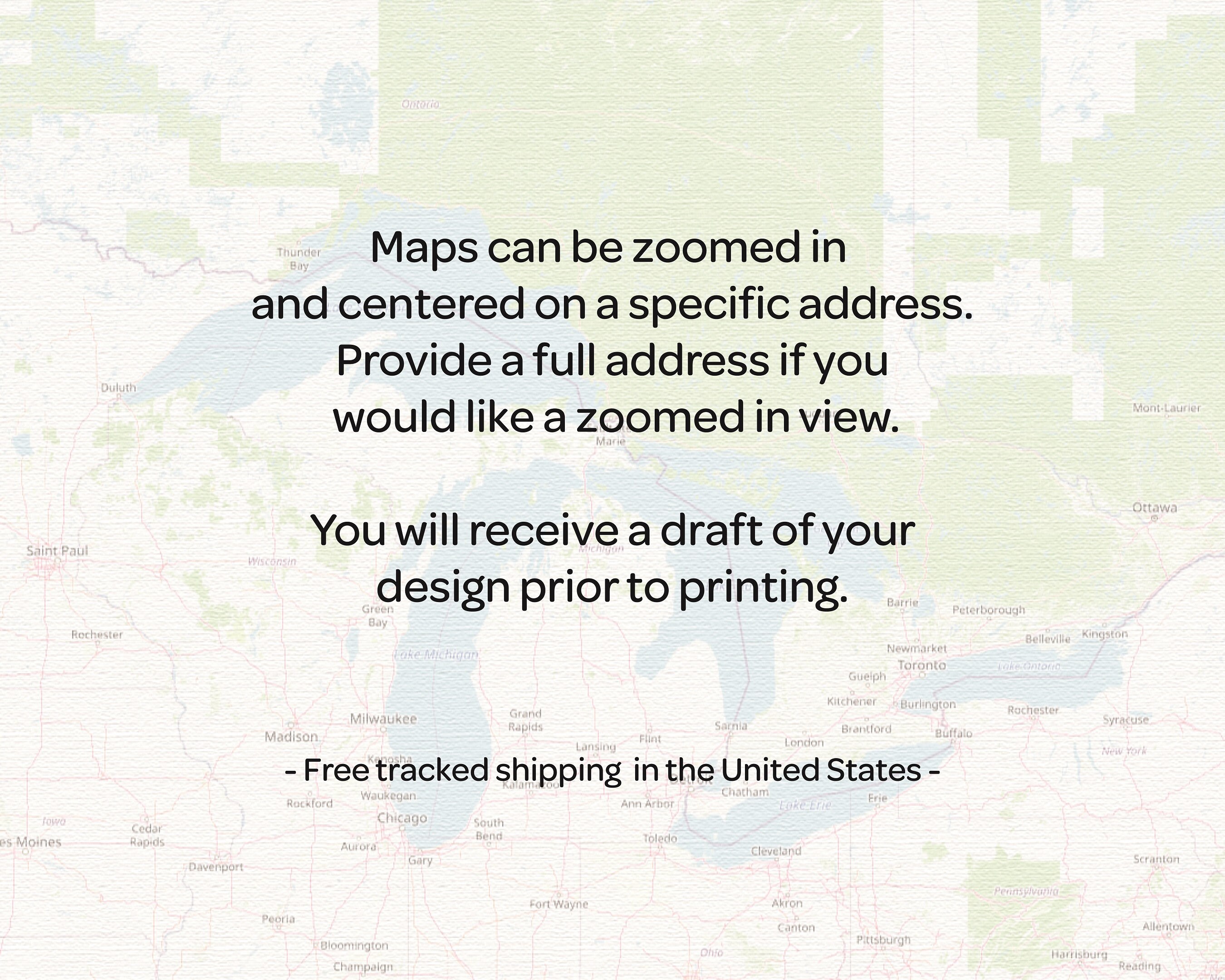 Custom Map Print 3 Locations Watercolor Maps Canvas Custom - Etsy