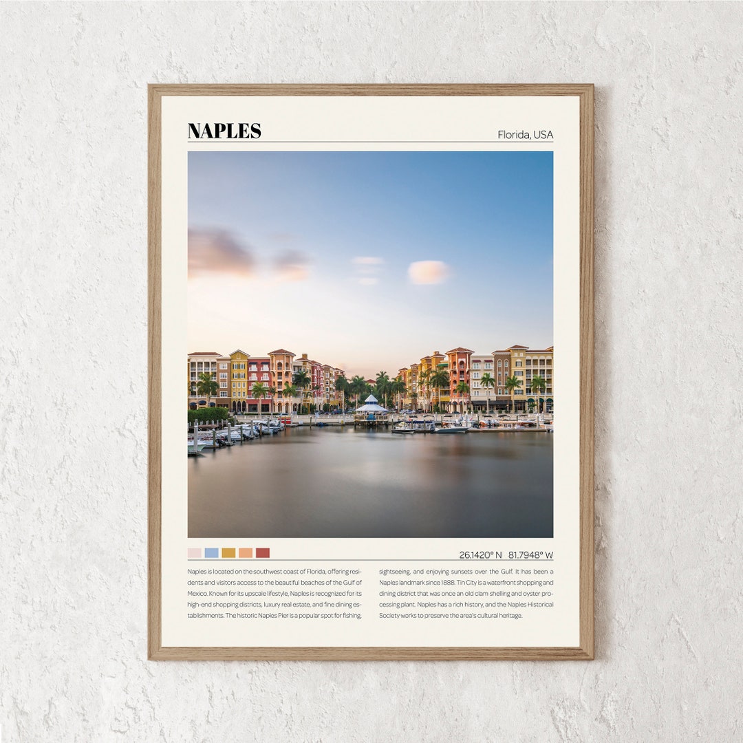 Naples Print | Naples Wall Art | Naples Poster | Naples Photo | Naples ...