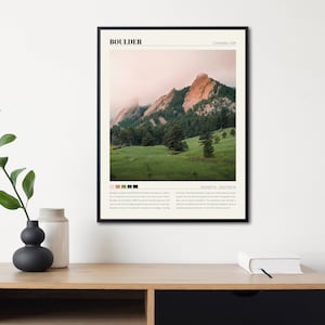 Boulder Print Boulder Wall Art Boulder Poster Boulder Photo Boulder ...