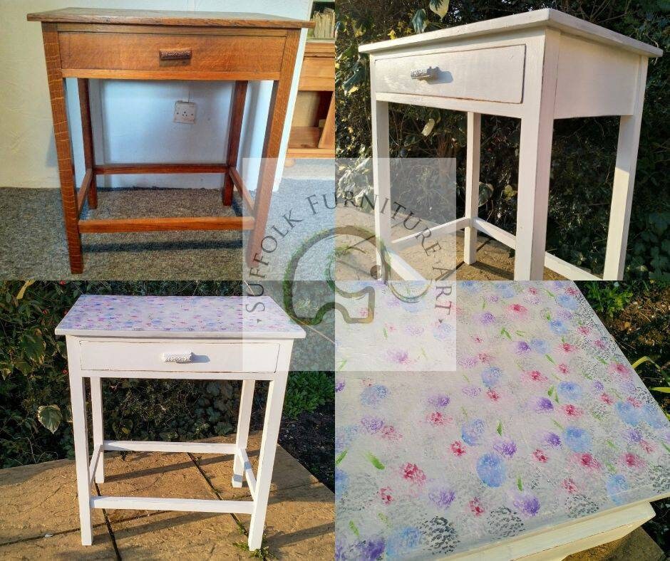Solid Wood Small Writing Desk With Single Drawer. - Etsy UK