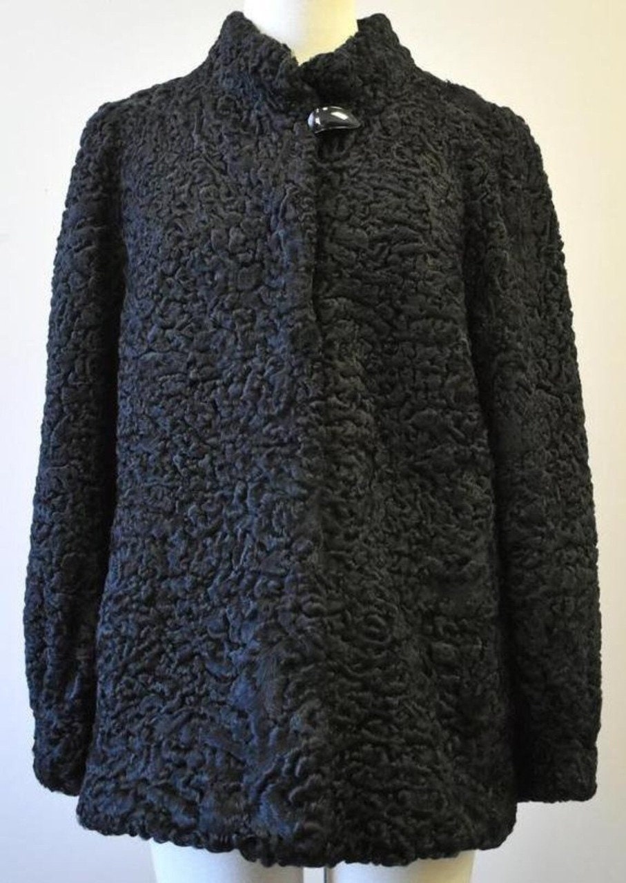 Stunning Vintage Persian Lamb Fur Coat Karakul Jacket - Etsy