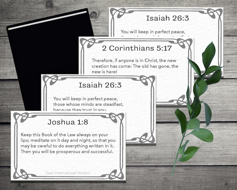 Essential Bible Verses for Every Christian (NIV) - Bible Memorization ...