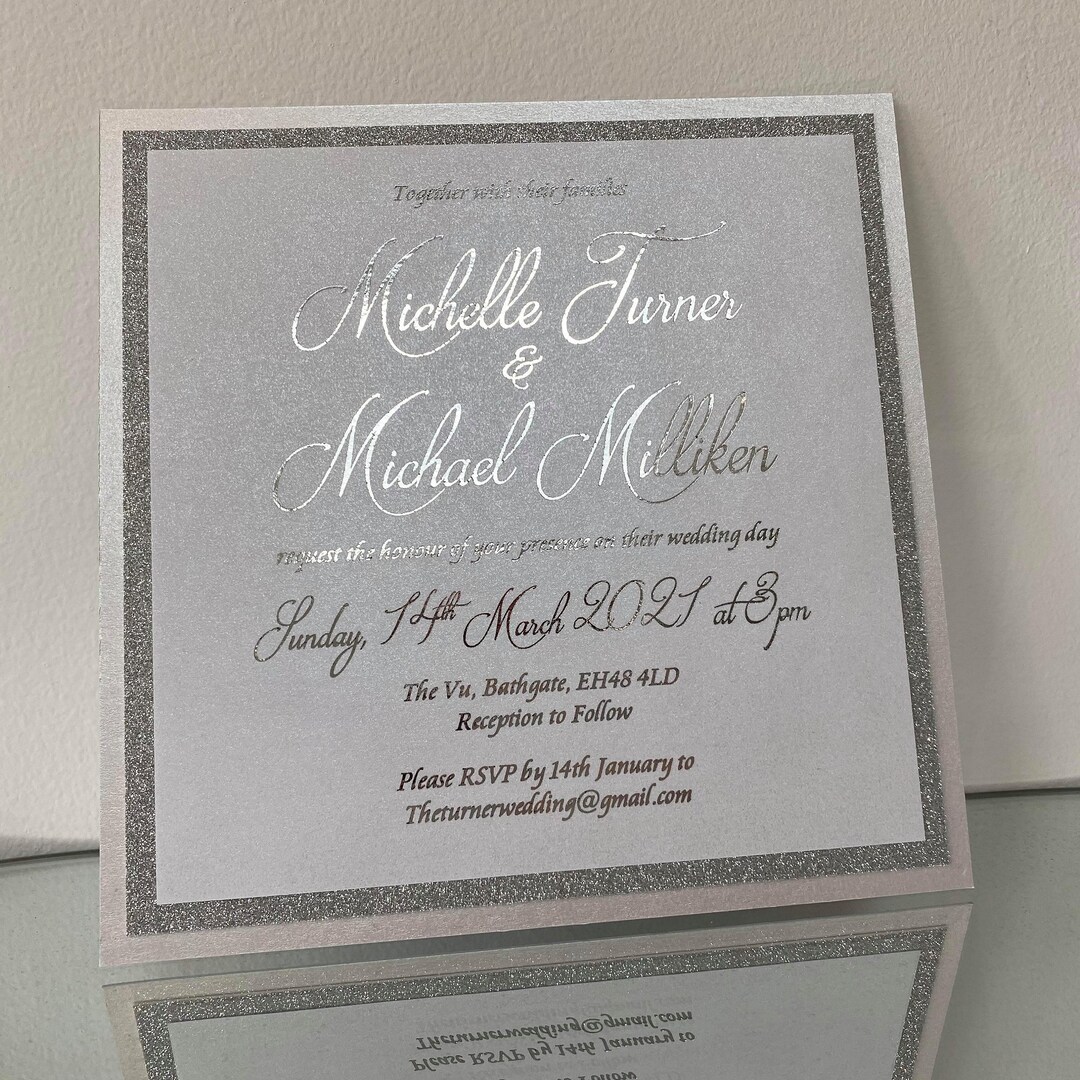 Make A Wish Solitaire Invitation - Etsy
