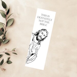 Peeking Jesus Bookmarks, Humour Bookmark Gift, Funny Bookmark, Book ...