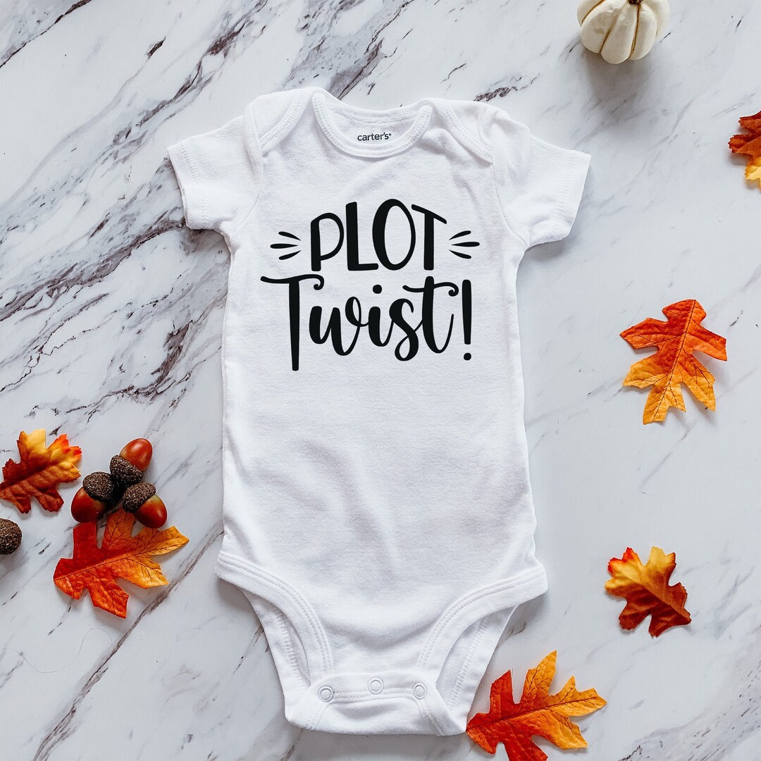 Plot Twist Baby Bodysuit | 100% Cotton Carters Bodysuit | New Family ...