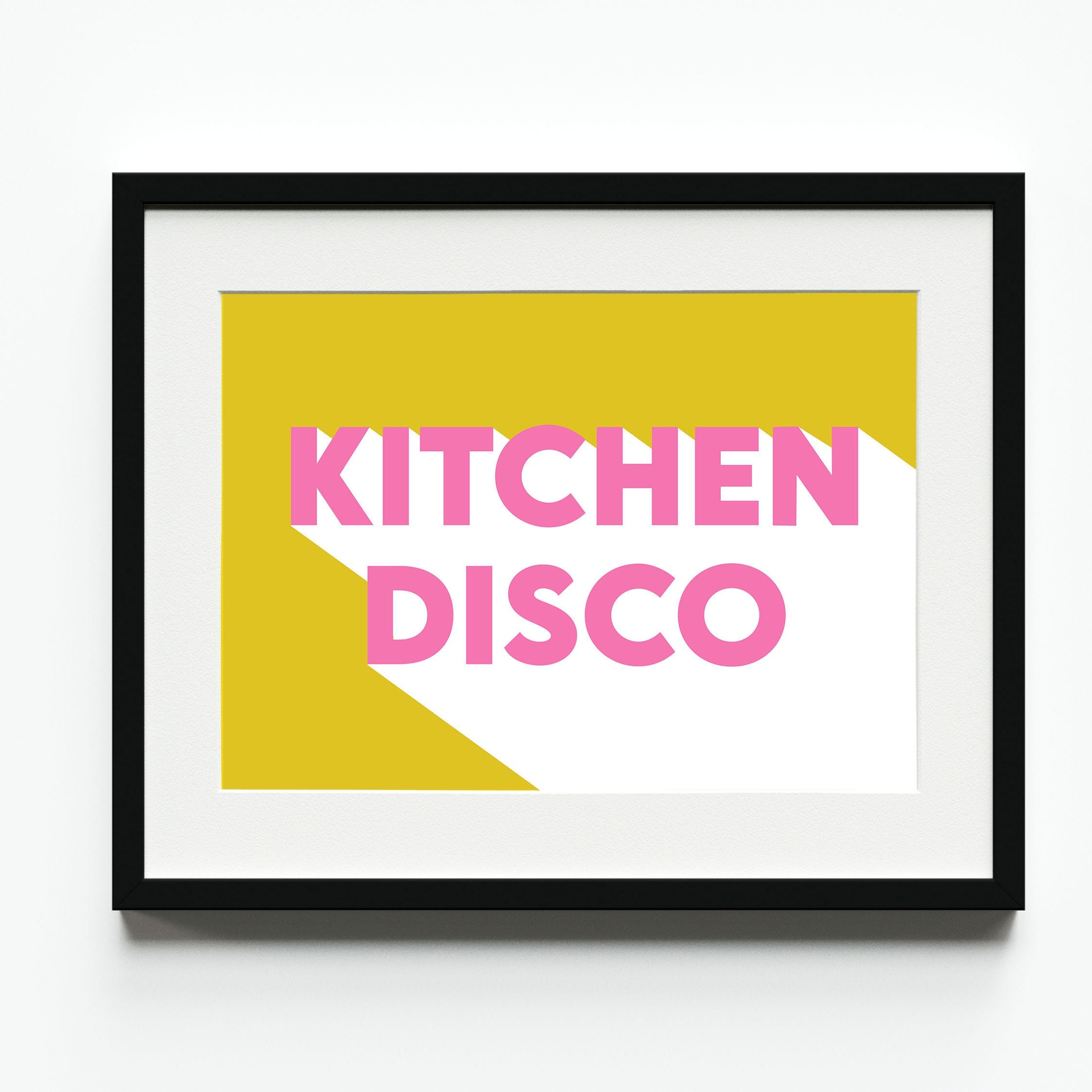 Kitchen Disco Print // Kitchen Art Print Dancing in the - Etsy UK