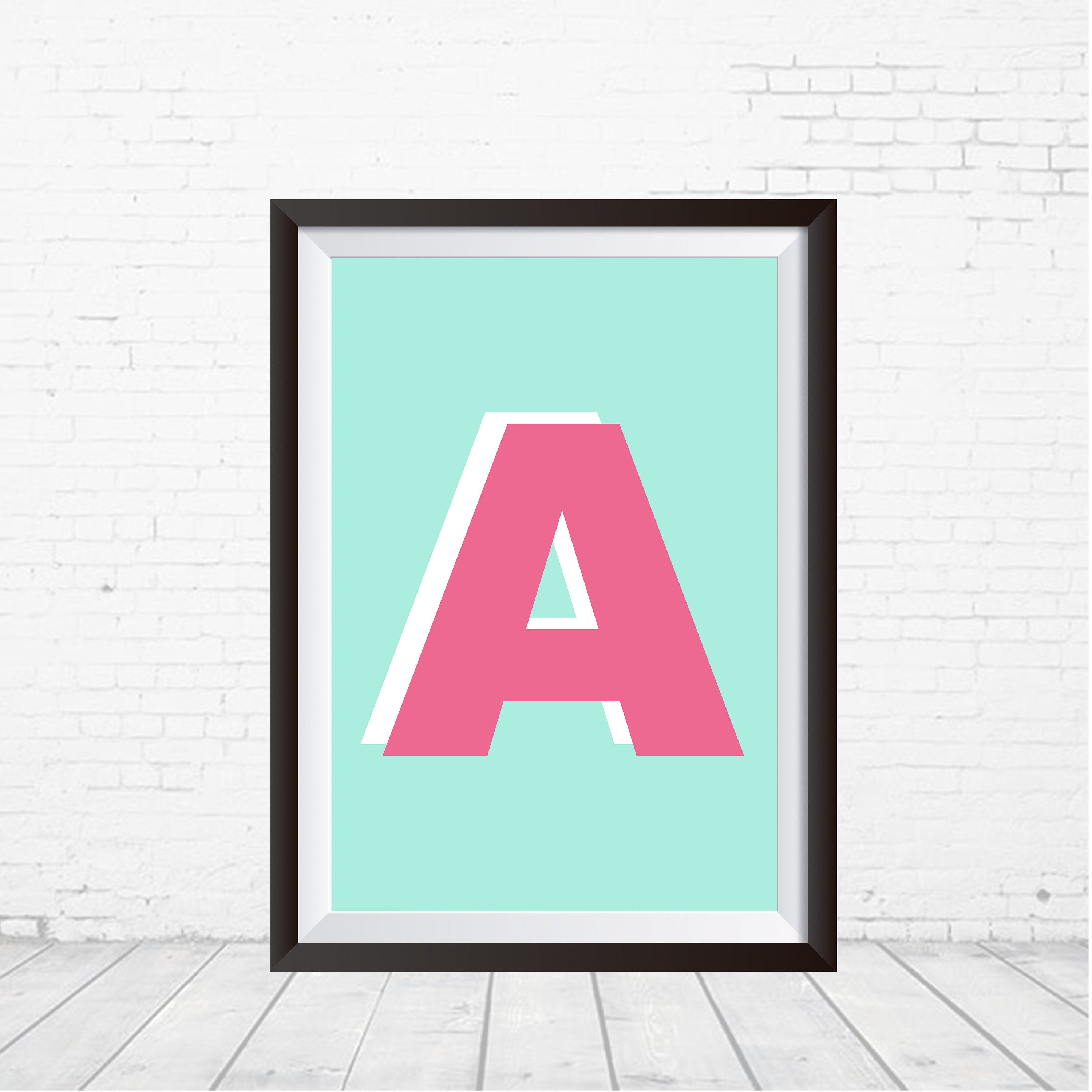 Custom Letter Print Personalised Letter Print Custom Text | Etsy