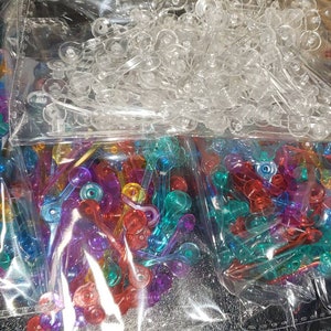 Plastic Keychain Snaps-plastic Keychain Closures, Plastic Jump Ring ...