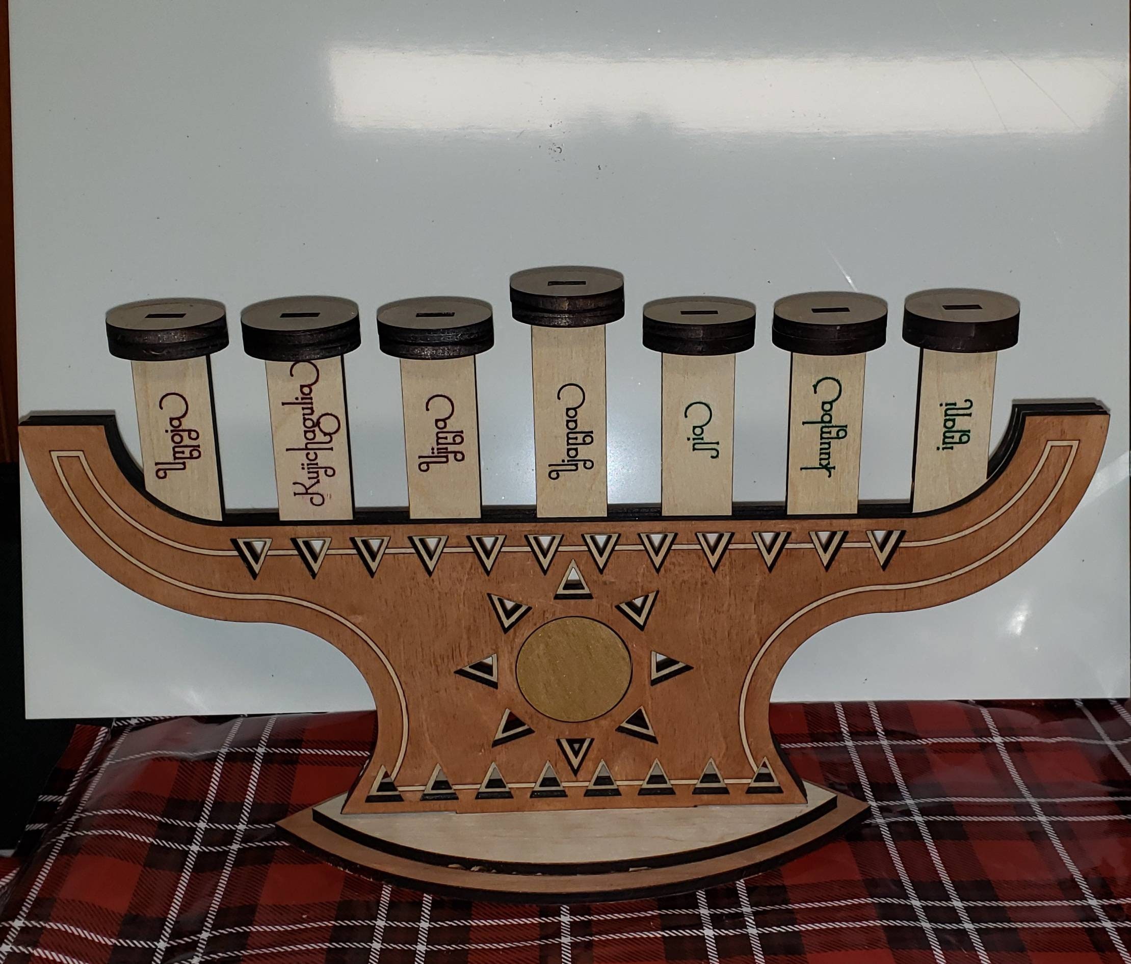 Kinara Kwanzaa Kinara Wooden Kinara Finished or DIY Kinara | Etsy