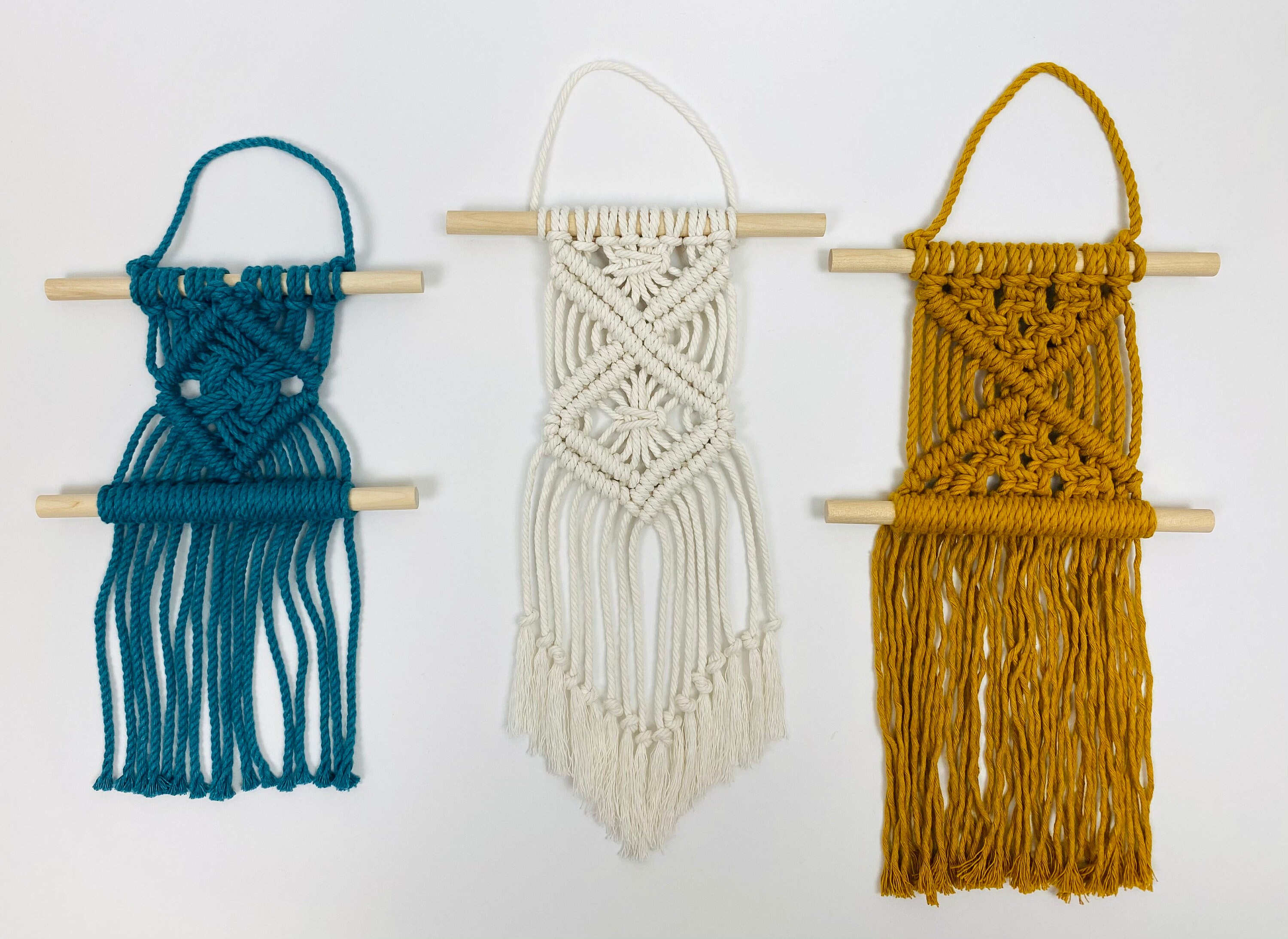 Mini Macramé Wall Hangings Small Macramé Tapestries excellent Stocking ...